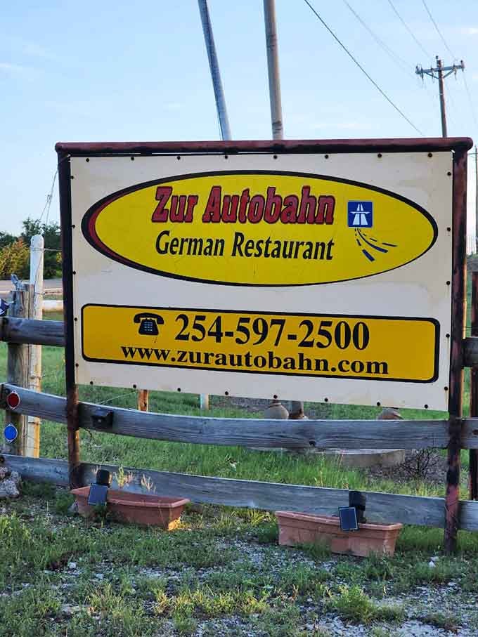 A roadside sign that promises something worth stopping for, and unlike most promises made on highways, this one absolutely delivers.