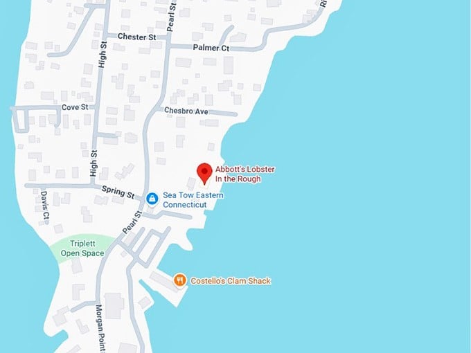 16. abbott's lobster in the rough map