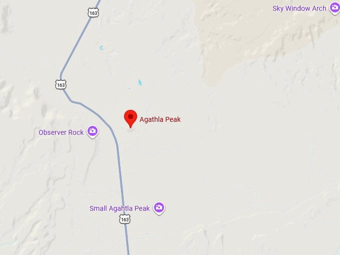 16. agathla peak map