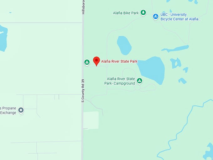 16. alafia river state park map