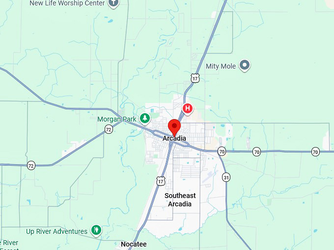 16. arcadia fl map
