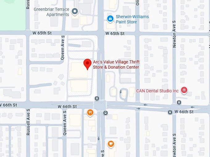 16. arc's value village thrift store & donation center map