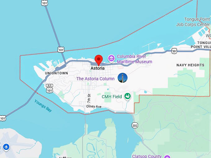 16. astoria map