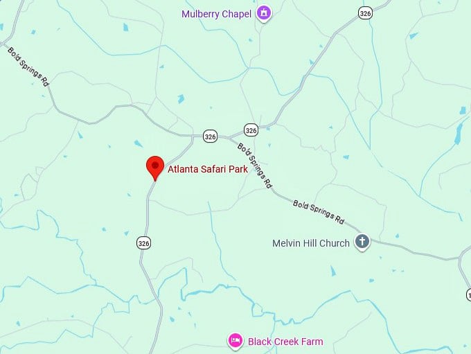 16. atlanta safari park map