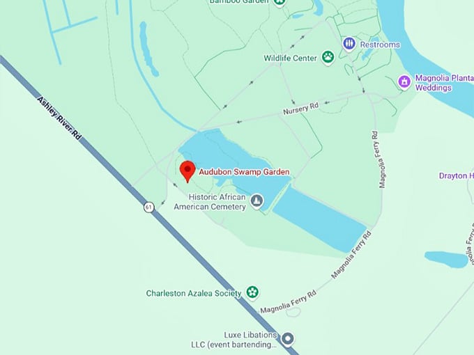 16. audubon swamp garden map