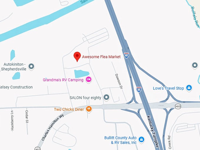 16. awesome flea market map