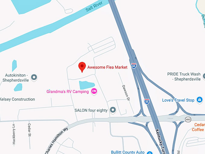 16. awesome flea market map