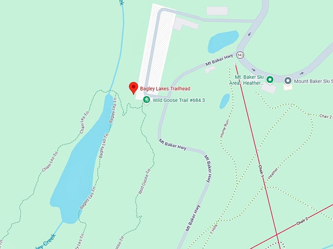 16. bagley creek loop trail map