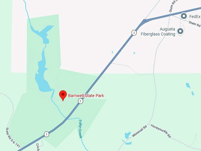16. barnwell state park map