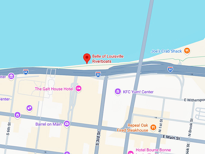 16. belle of louisville riverboats map