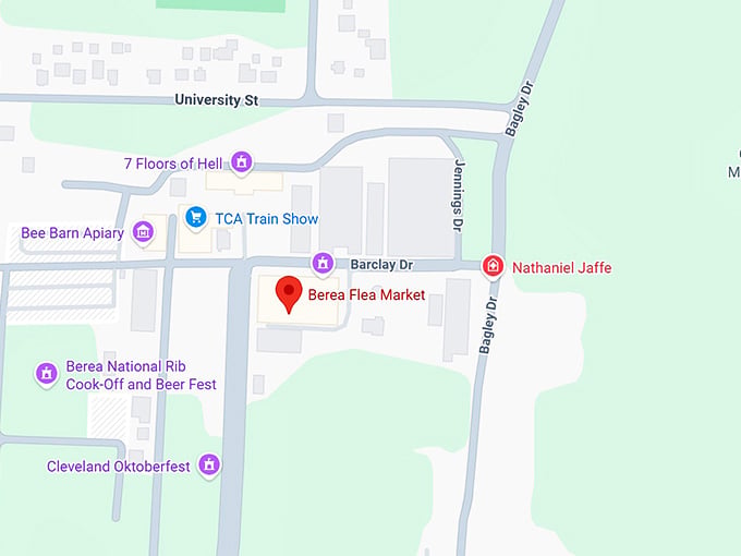 16. berea flea market map