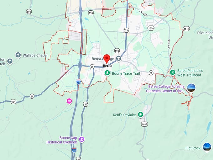 16. berea map