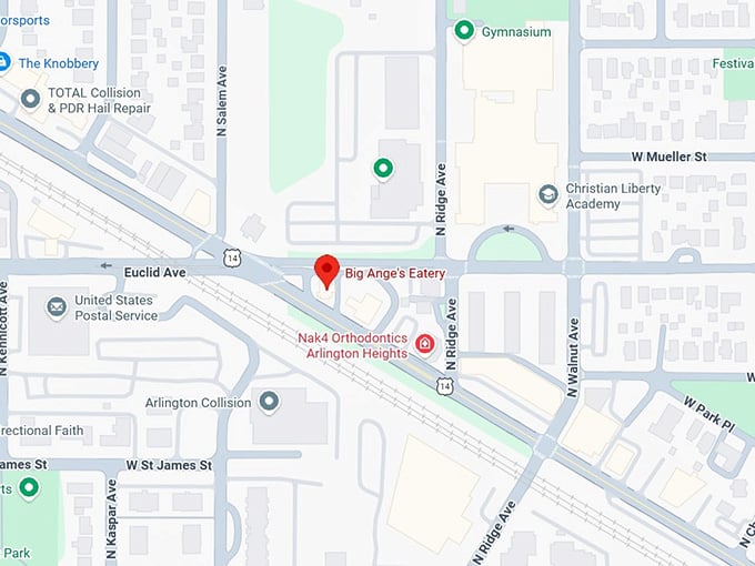 16. big ange's eatery map