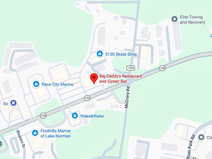 16. big daddy's restaurant and oyster bar map