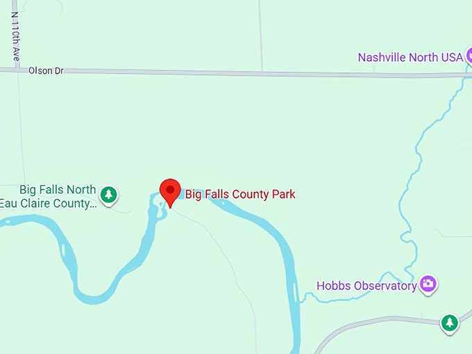 16. big falls county park map