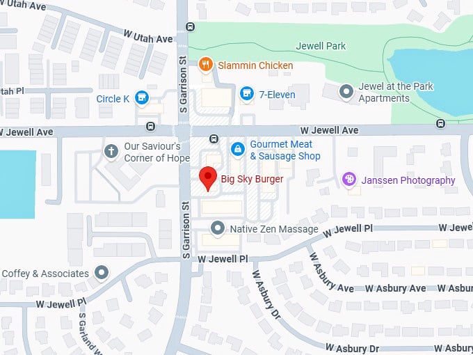 16. big sky burger map