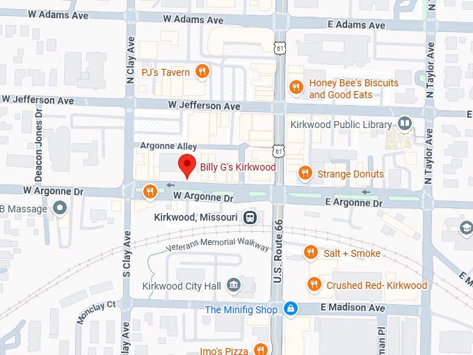 16. billy g's kirkwood map