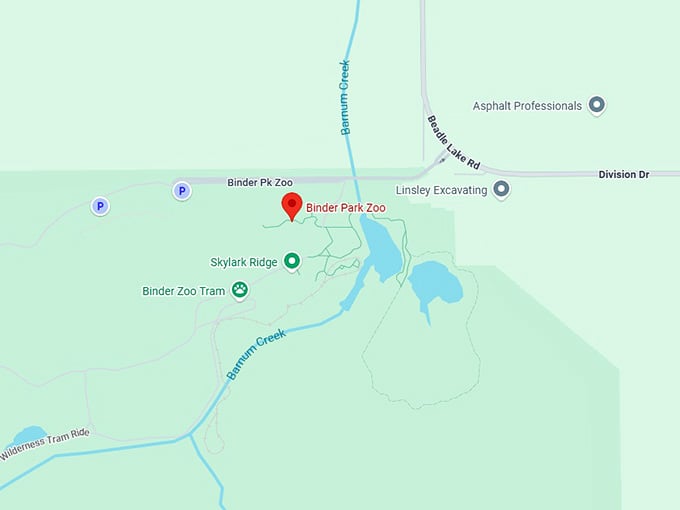 16. binder park zoo map