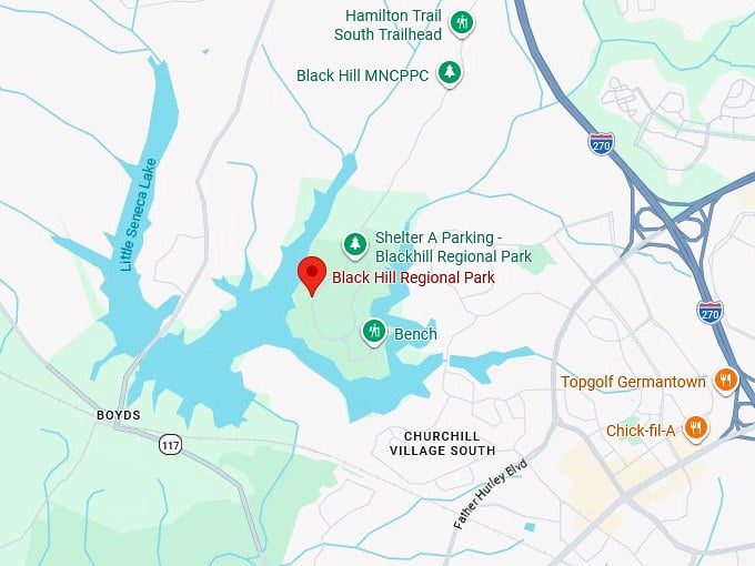 16. black hill regional park map