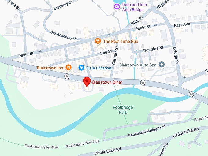 16. blairstown diner map