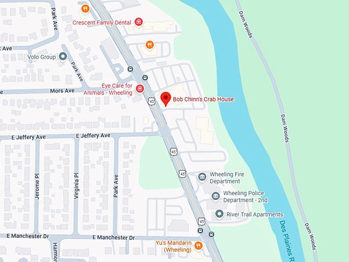 16. bob chinn's crab house map