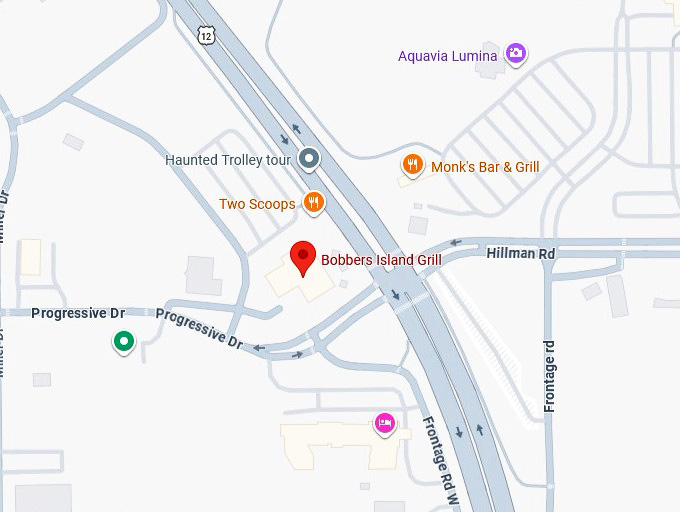 16. bobbers island grill's map