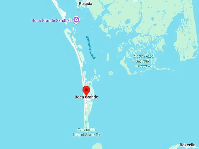 16. boca grande fl map