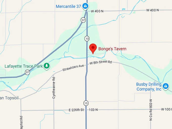 16. bonge's tavern map
