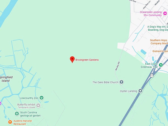 16. brookgreen gardens map