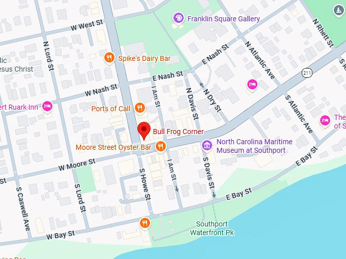 16. bull frog corner map