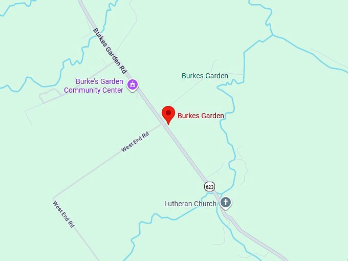 16. burkes garden map