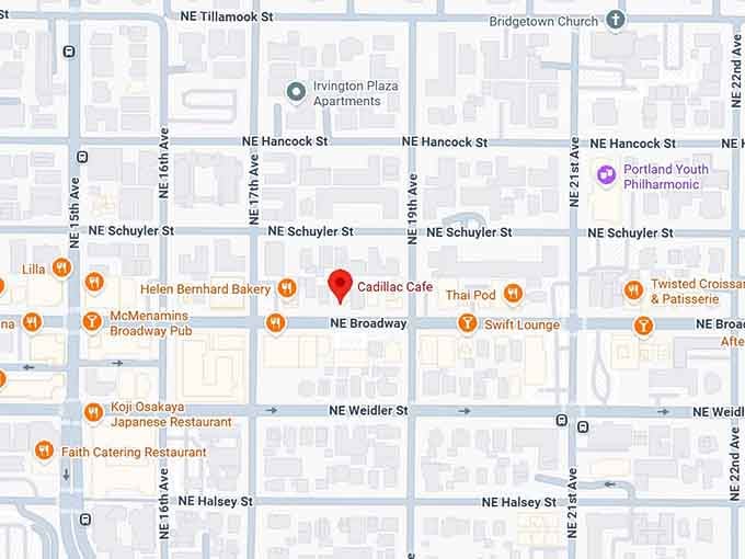 16. cadillac cafe map