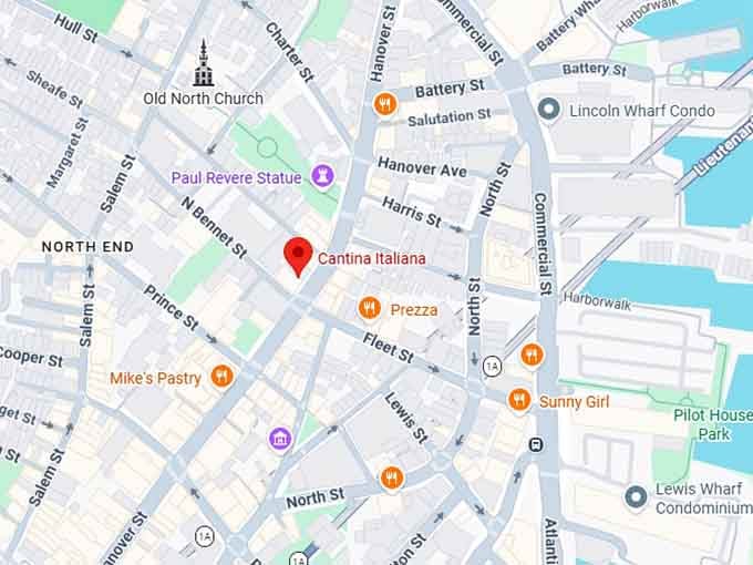 16. cantina italiana map