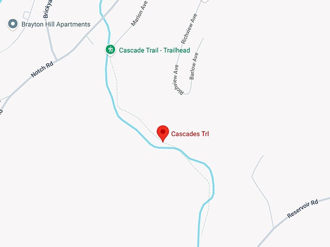 16. cascades trail map