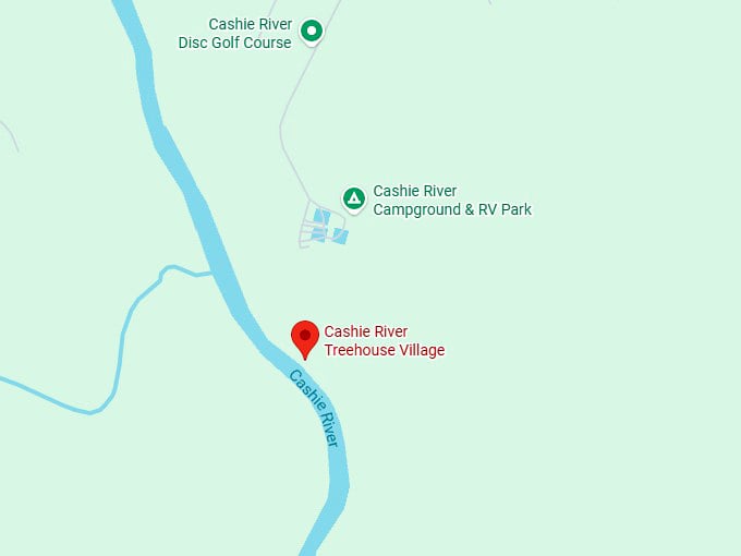 16. cashie river treehouse village map