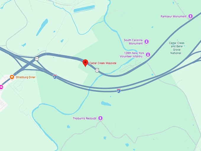 16. cedar creek wayside castle map