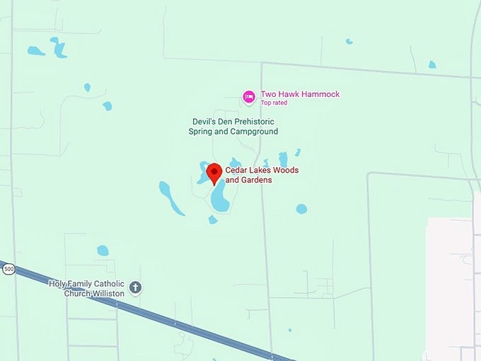 16. cedar lakes woods and gardens map