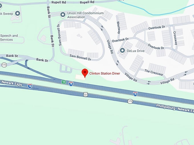 16. clinton station diner map