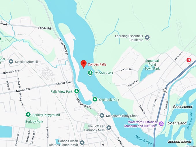 16. cohoes falls map