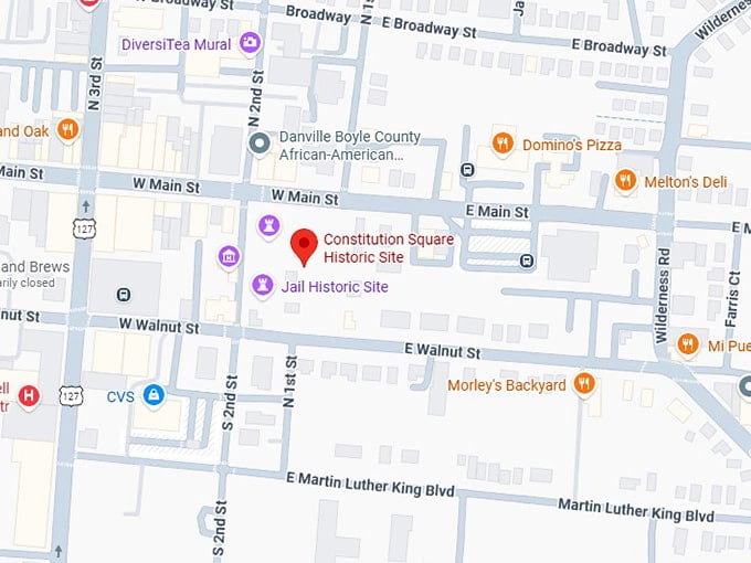16. constitution square historic site map