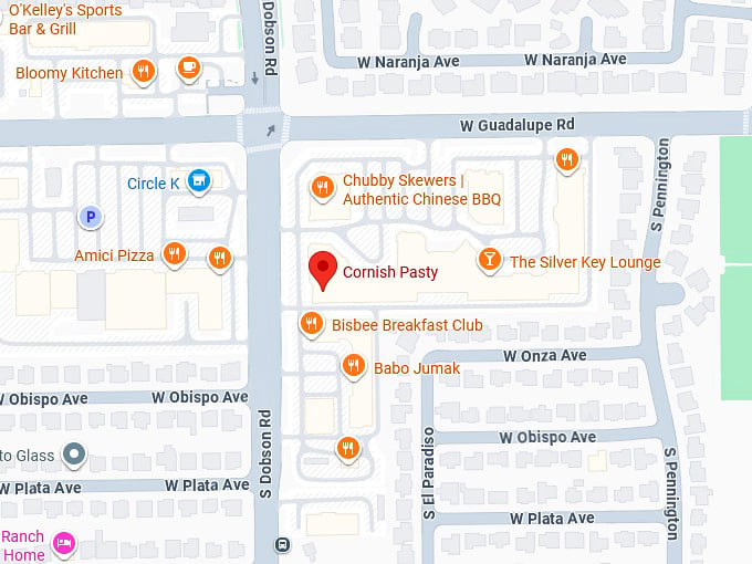 16. cornish pasty co map