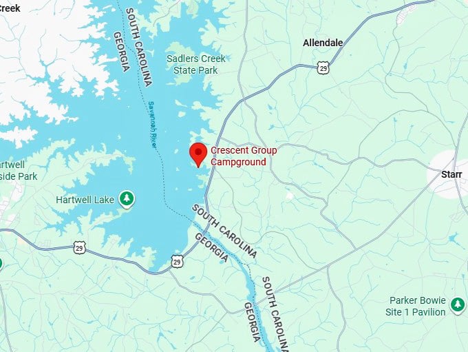 16. crescent group campground map