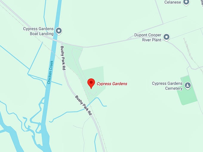 16. cypress gardens map