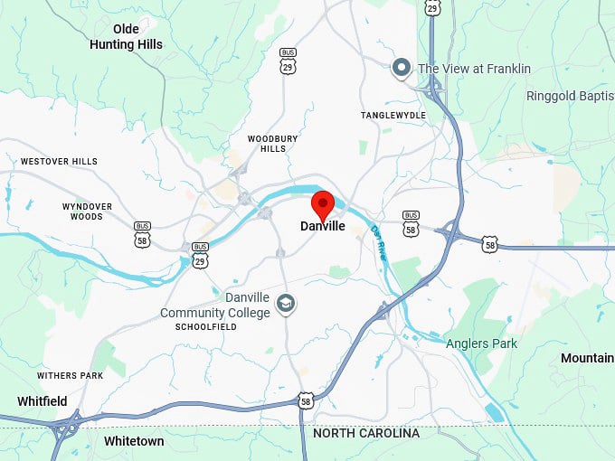 16. danville va map