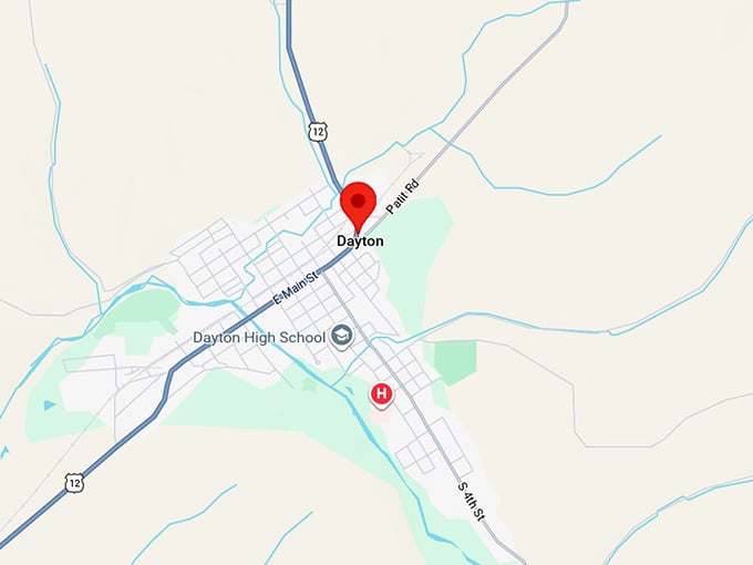 16. dayton wa map
