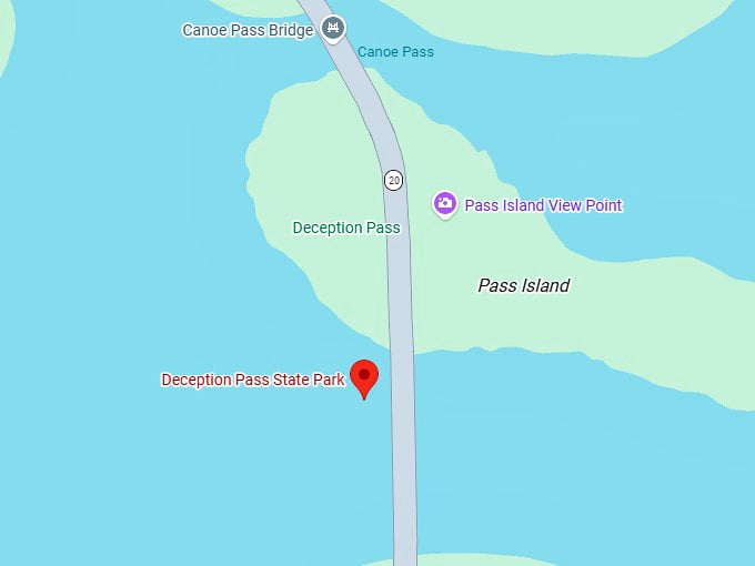 16. deception pass state park map