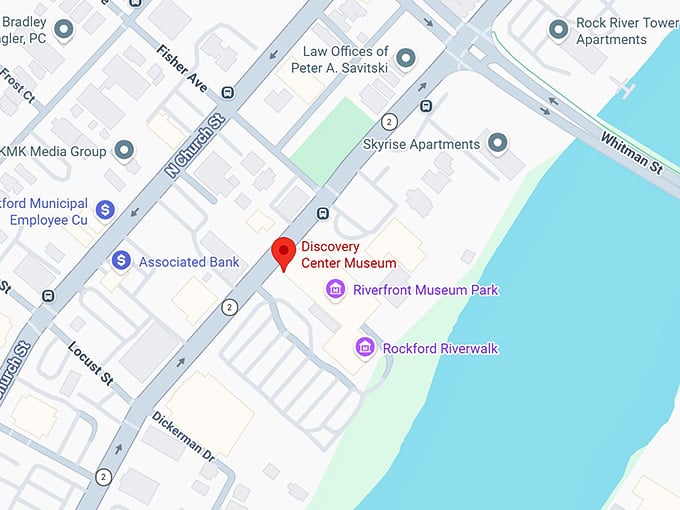 16. discovery center museum map