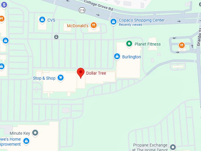 16. dollar tree map