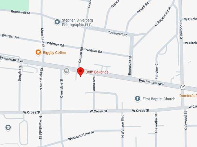16. dom bakeries map