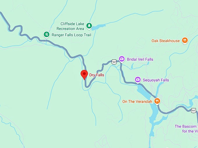 16. dry falls map